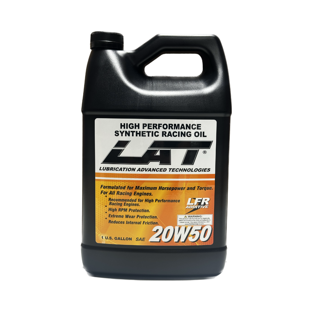 LAT 20W50 Synthetic Racing Oil – ACE Racing Engines
